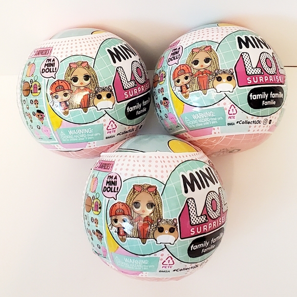 L.O.L. Surprise! | Toys | Pack Of 3 Three Lol Surprise Mini Family ...